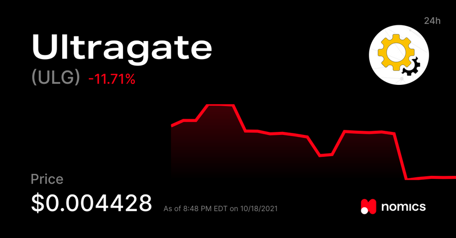 ما هي العملة الرقمية ULG /Ultragate مشروعها و معلومات عنها