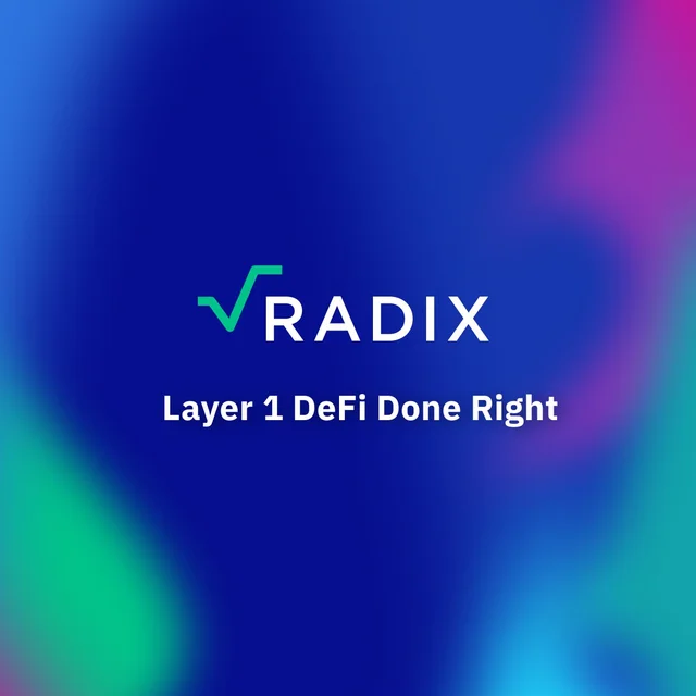 ما هي العملة الرقمية XRD / Radix Protocol مشروعها و معلومات عنها