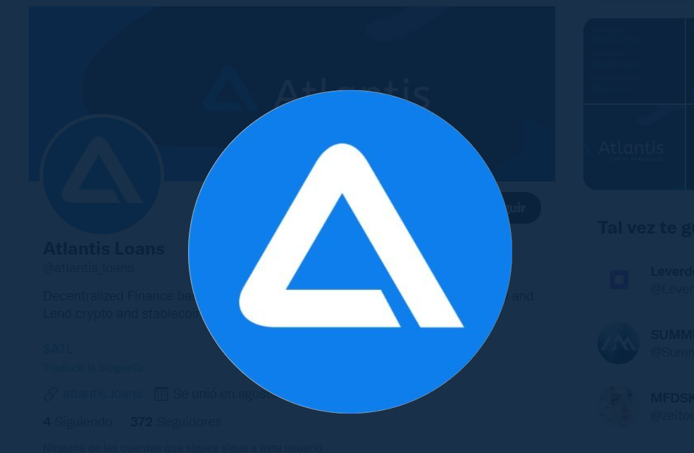 ما هي العملة الرقمية ATL /Atlantis Loans مشروعها و معلومات عنها