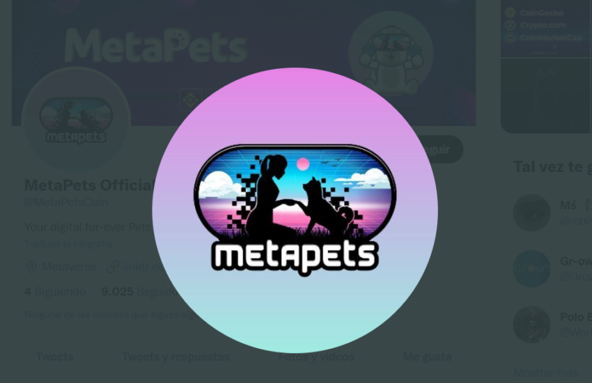 ما هي العملة الرقمية METAPETS / MetaPets مشروعها و معلومات عنها