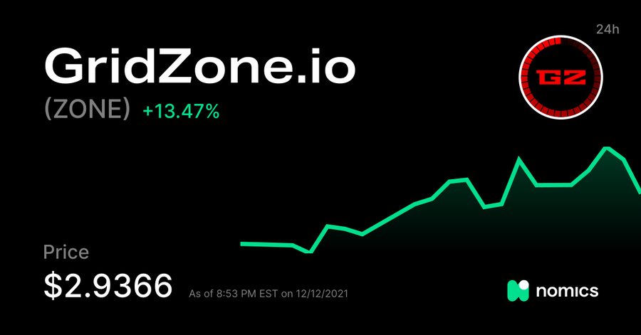 ما هي العملة الرقمية ZONE /GridZone.io مشروعها و معلومات عنها